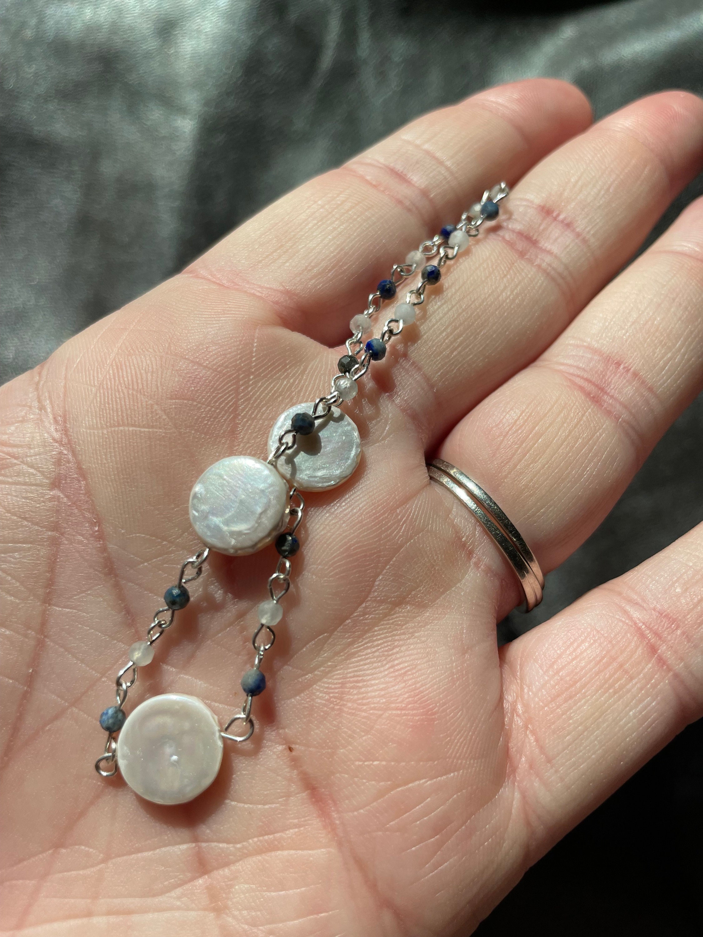 The Father, the Son and the Holy Spirit, Three Pearl, Lapis Lazuli and ...