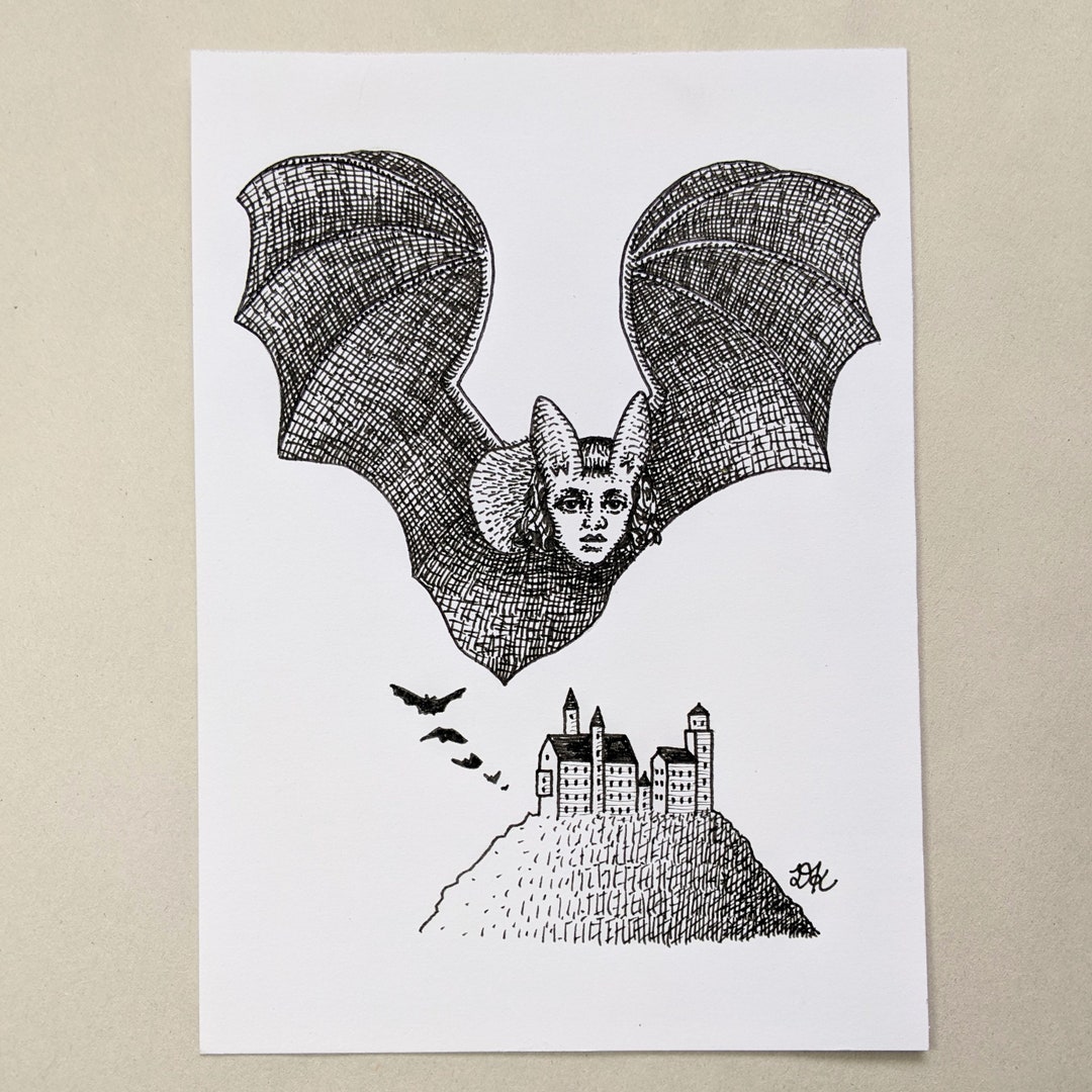 Witch of the Upland original Drawing - Etsy