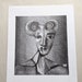Portrait Stipple Picture, Original Ink Drawing, Unique Abstract ...