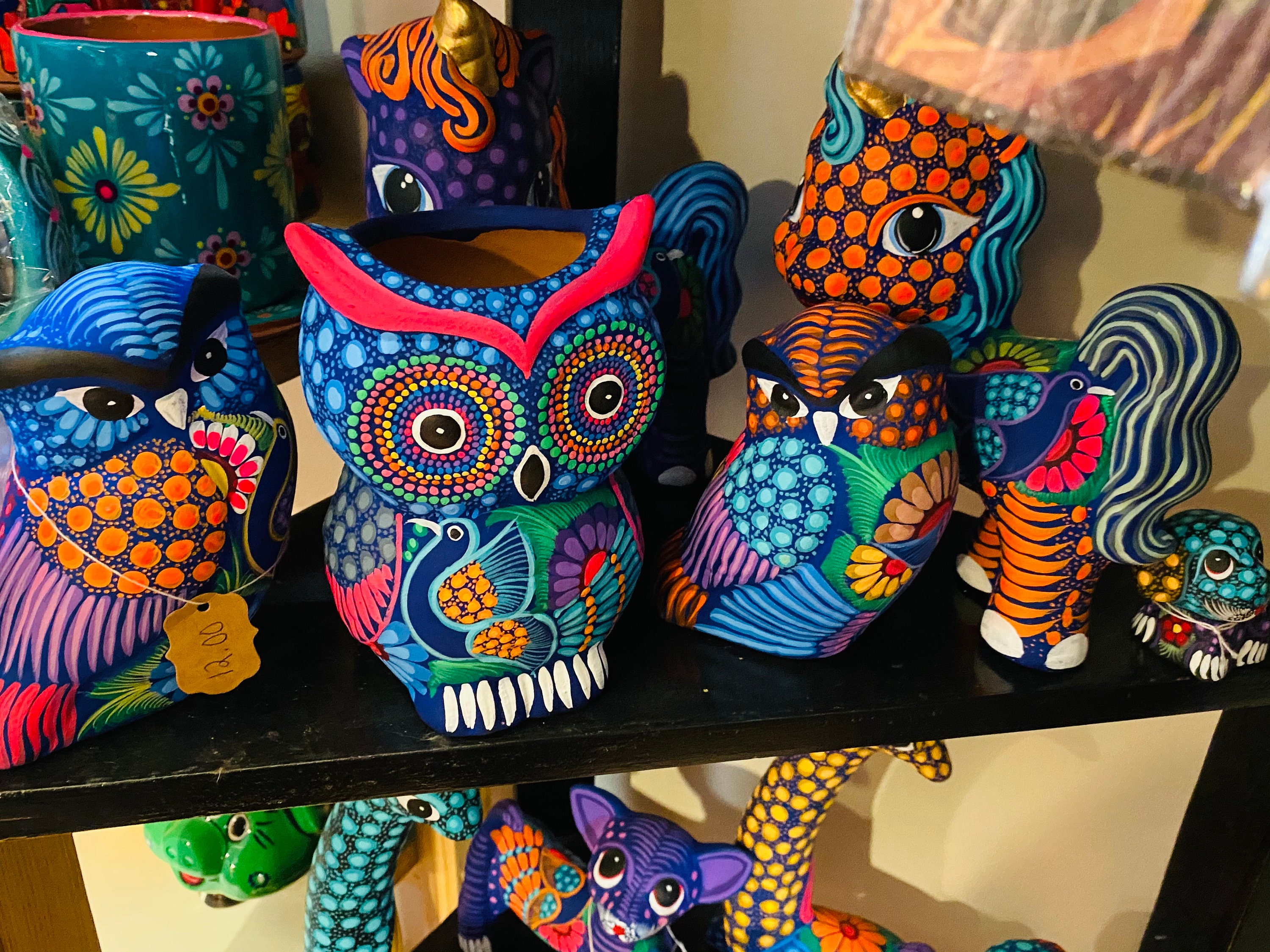 Artesanías hechas de barro pintadas a mano - Etsy España