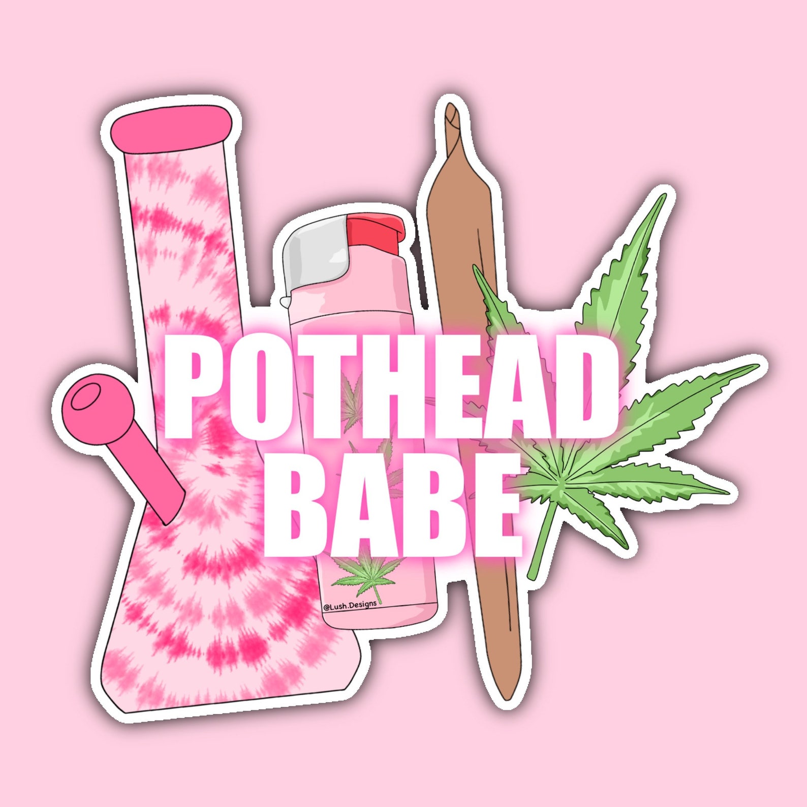 Weed leaf weed leaf sticker marijuana marijuana sticker | Etsy