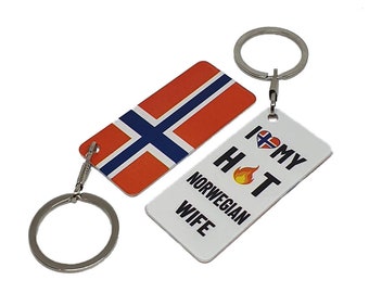 Norwegian Love Flag - Etsy