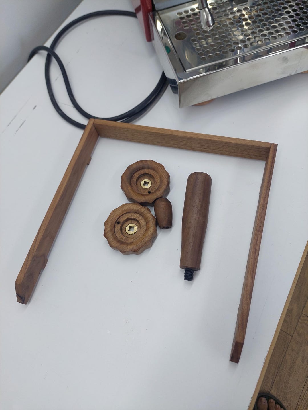 Cup Rail + Rocket Espresso Wood Kit Appartamento , Mozzafiato , R58 ...