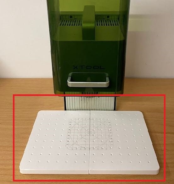 Xtool F1 Baseplate / Extended Baseplate 300 Mm SVG Template for Grid - Etsy