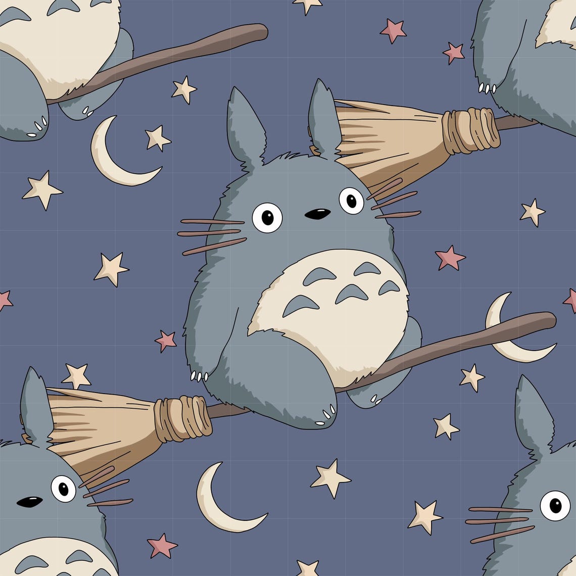 Anime Seamless Digital Image for Fabric - Etsy