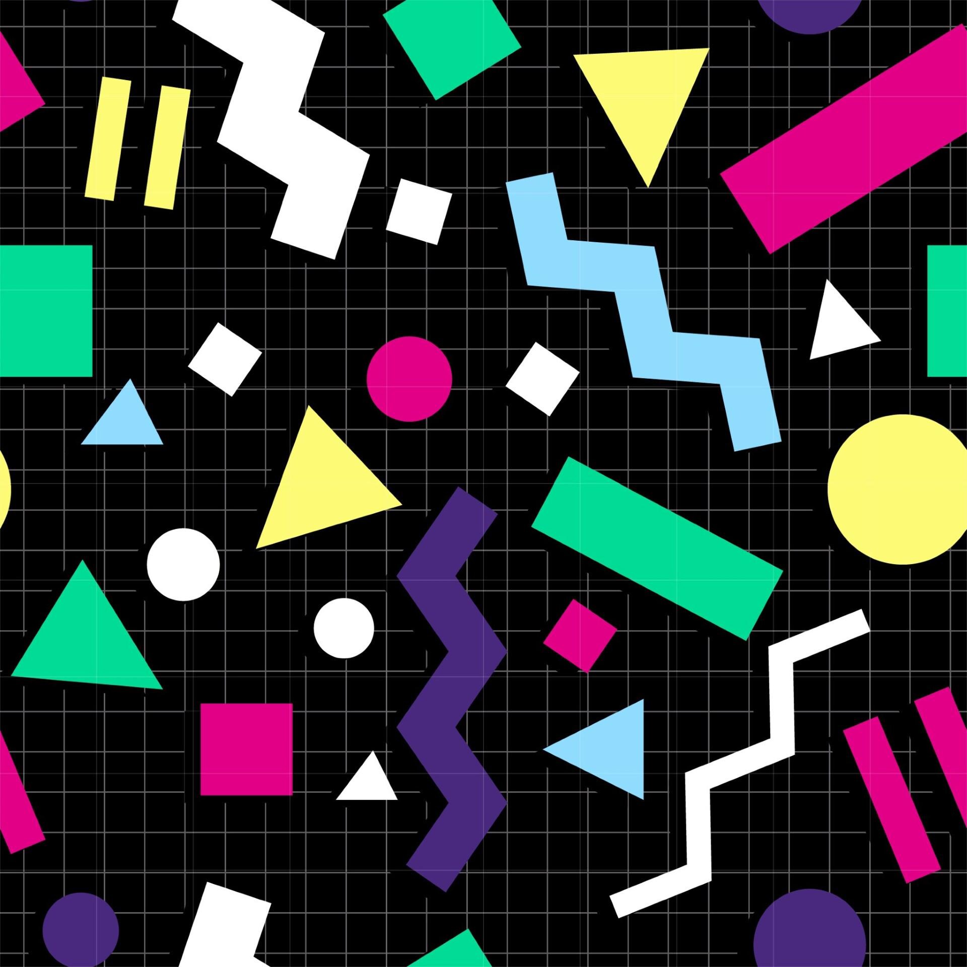 Retro 80's/90's Seamless Design for Fabric, Blockbuster Carpet, Digital ...