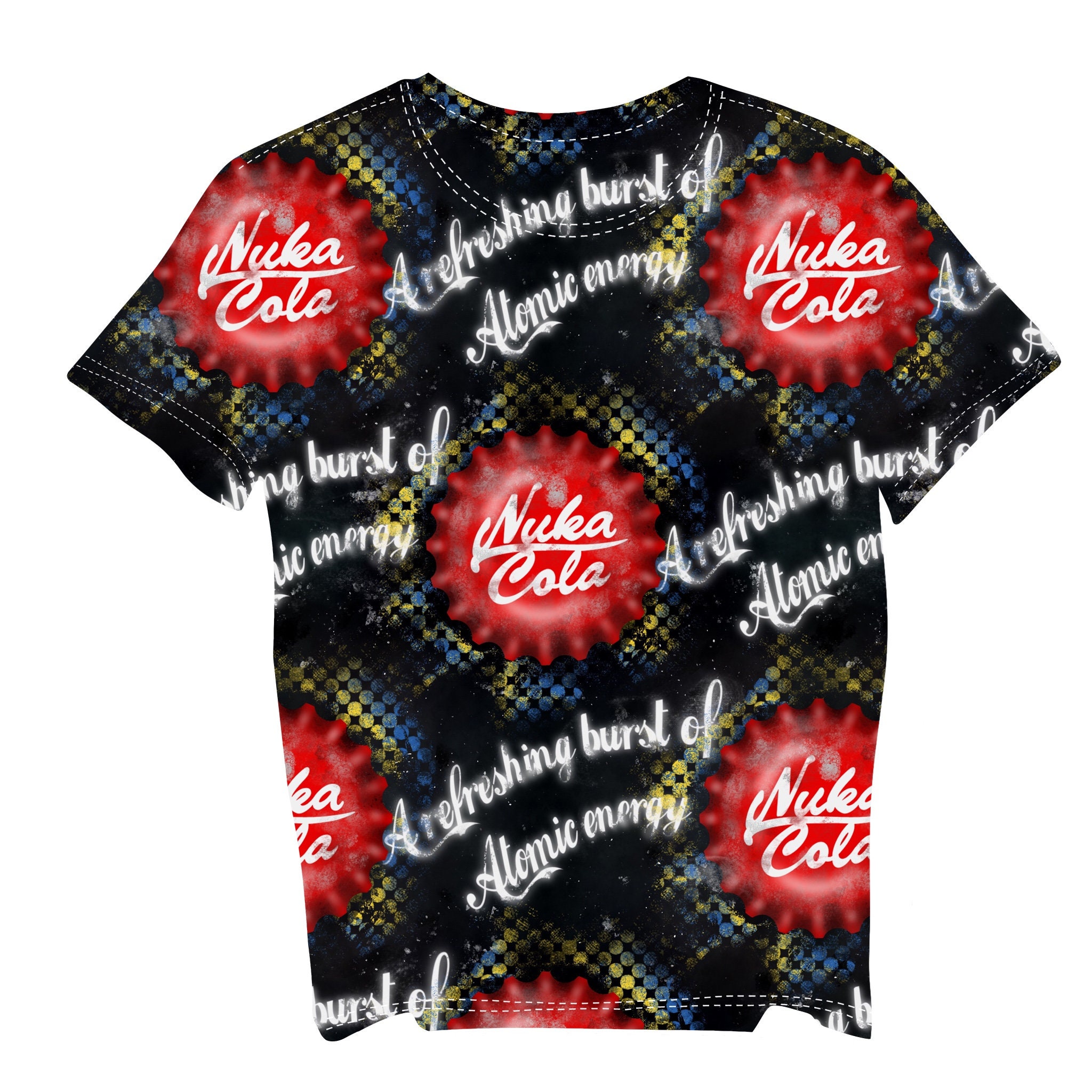 Fallout Game Seamless Repeat Pattern for Fabric Sublimation, Digital ...