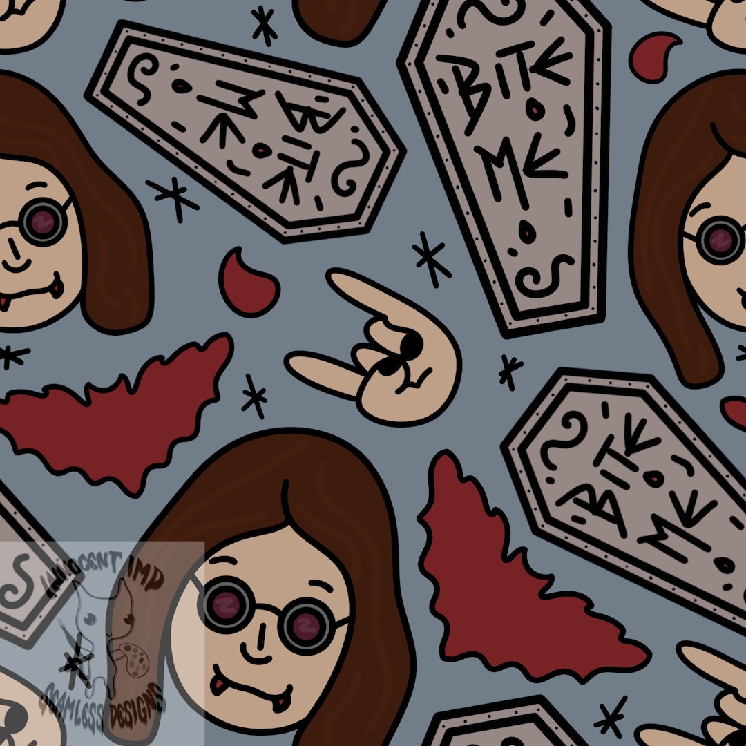 Ozzy Seamless Repeat Pattern for Fabric Sublimation, Digital Prints ...