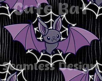 Seamless Bat Design, Repeat Pattern, Horror Design, Digital Prints - Etsy