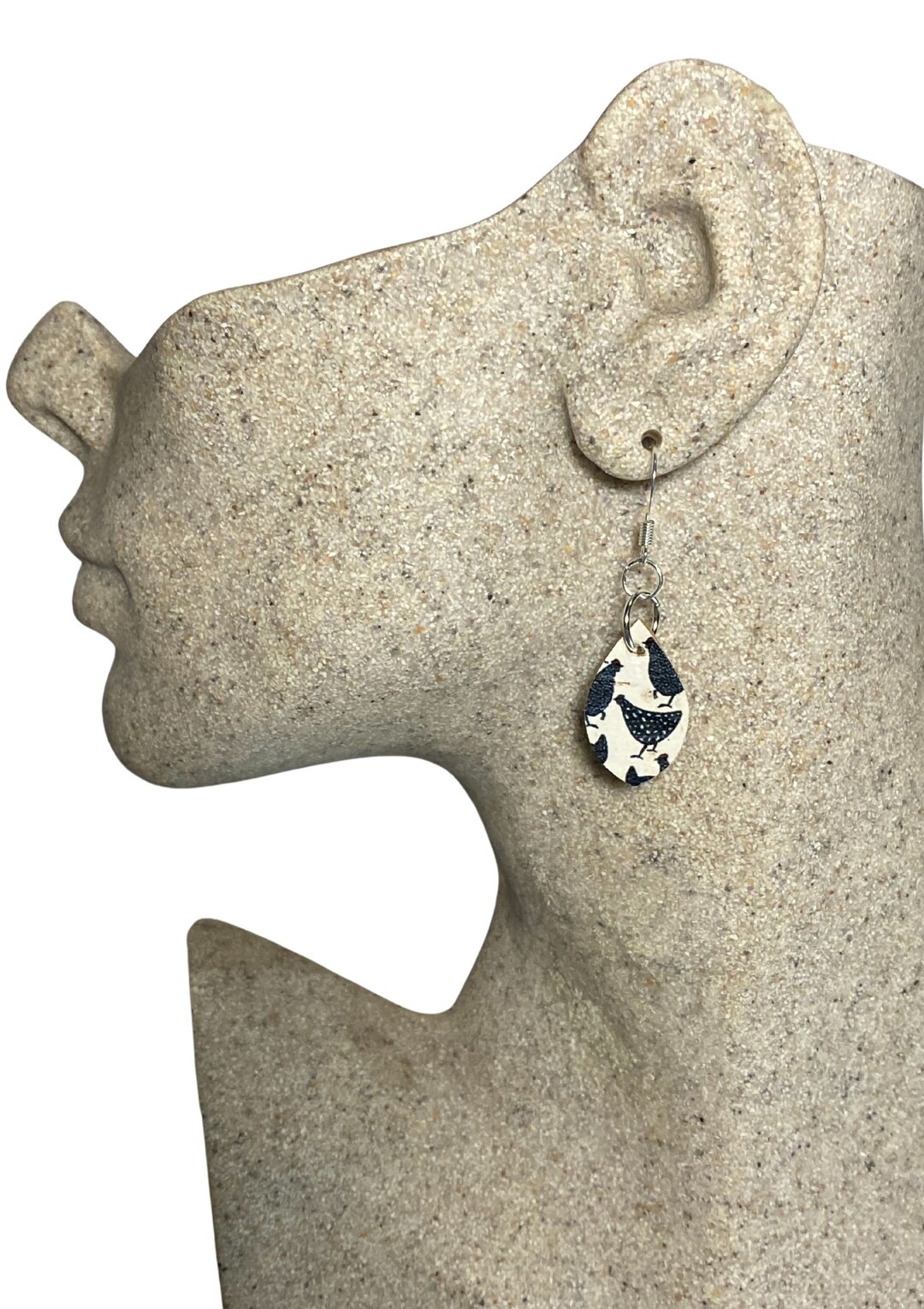 Chicken Leather Earrings| Genuine Leather Earrings - Etsy UK