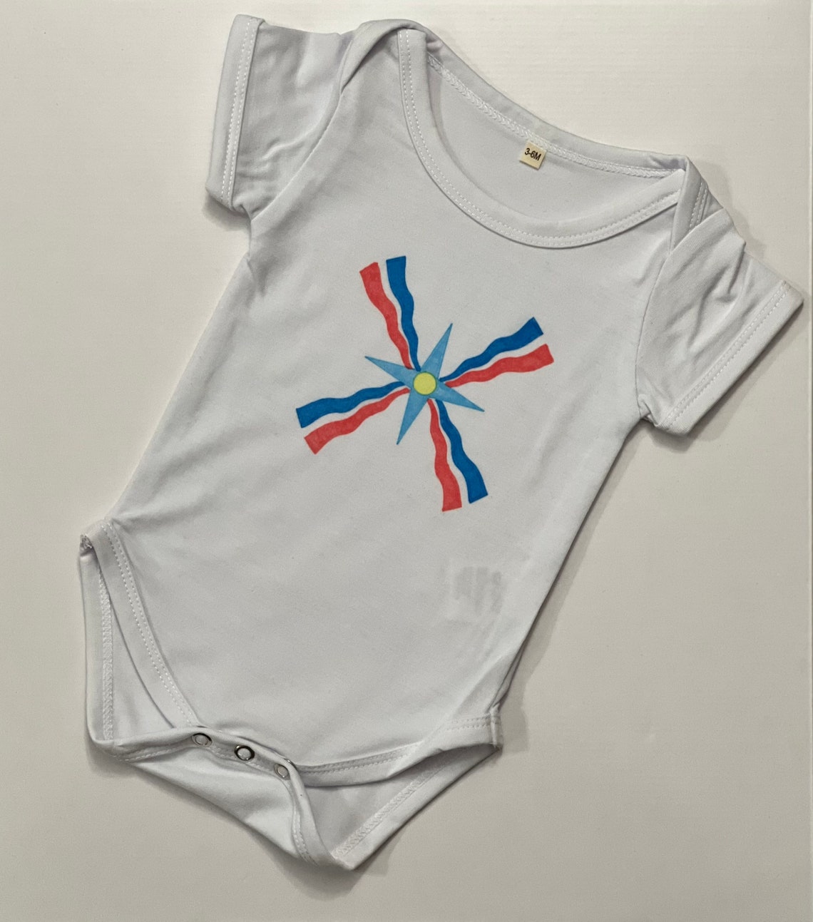 Assyrian Baby Bodysuit, Assyrian Flag Gift for Baby, Assyrian Bodysuit ...