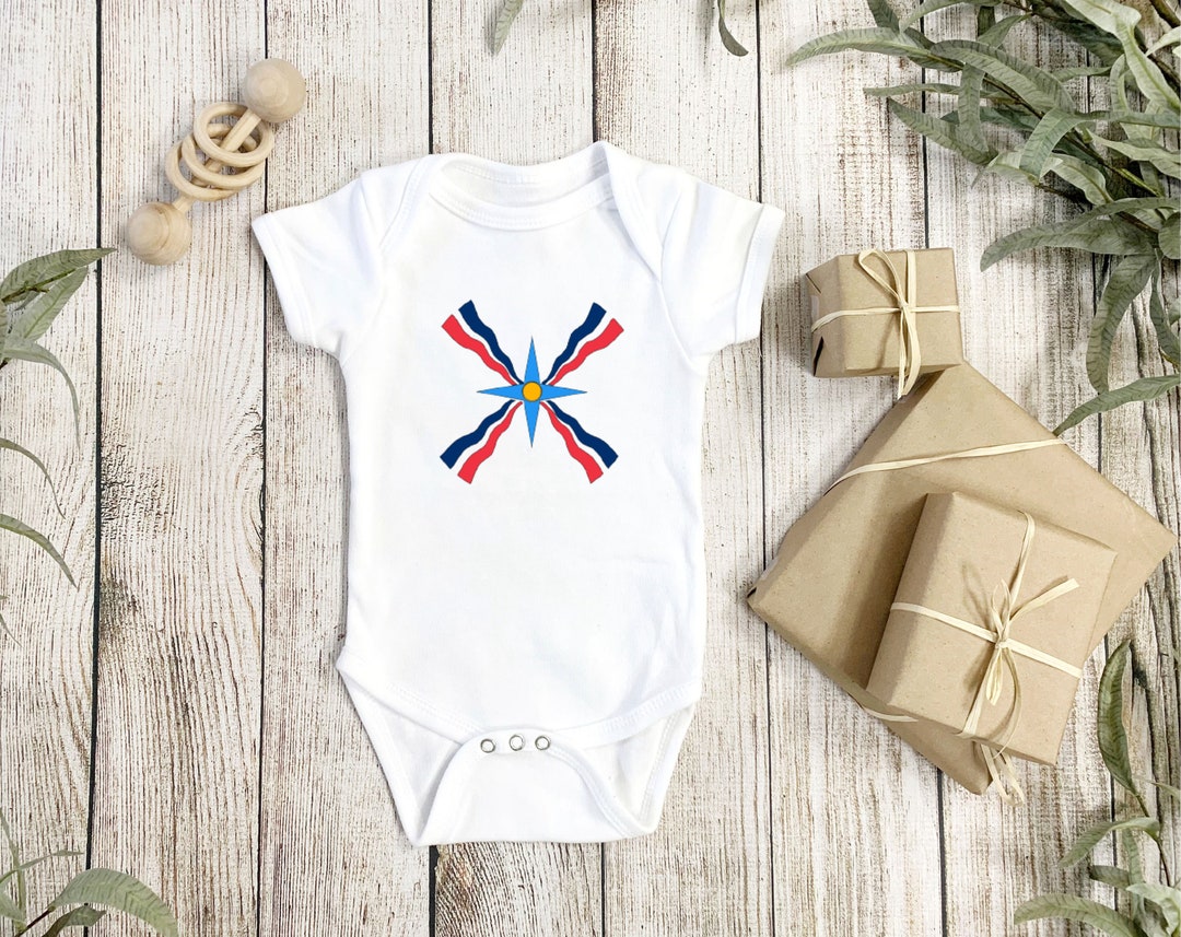 Assyrian Baby Bodysuit, Assyrian Flag Gift for Baby, Assyrian Bodysuit ...