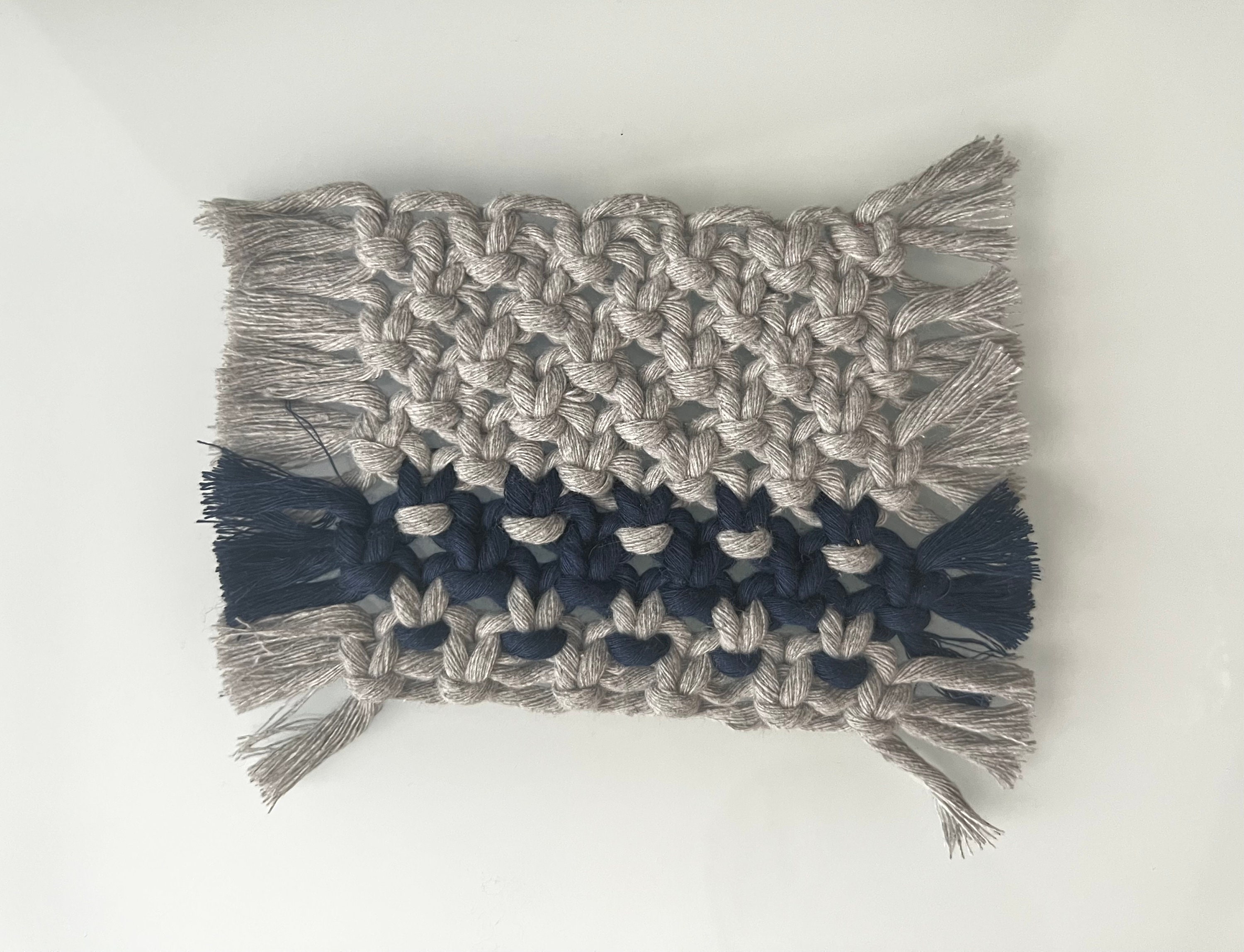 Macramé Mug Rug, Macramé Mug Coaster, Handmade Cup Rug - Etsy