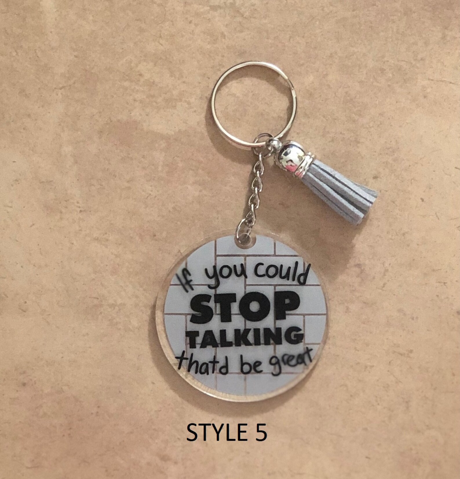 Funny Acrylic Keychain Sarcastic Gift for Him Gift for Her Stocking ...