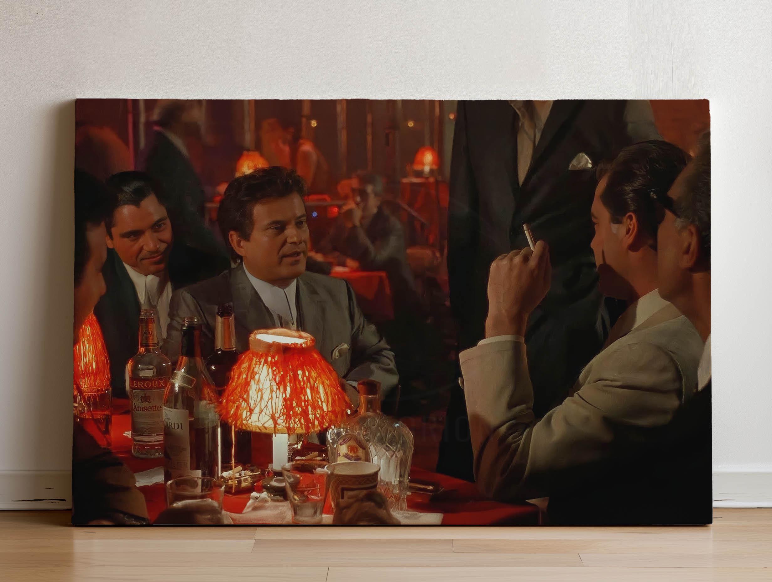Mafia Movie Canvas Art: Goodfellas Gangster Scene, Retro Wall Decor - Etsy