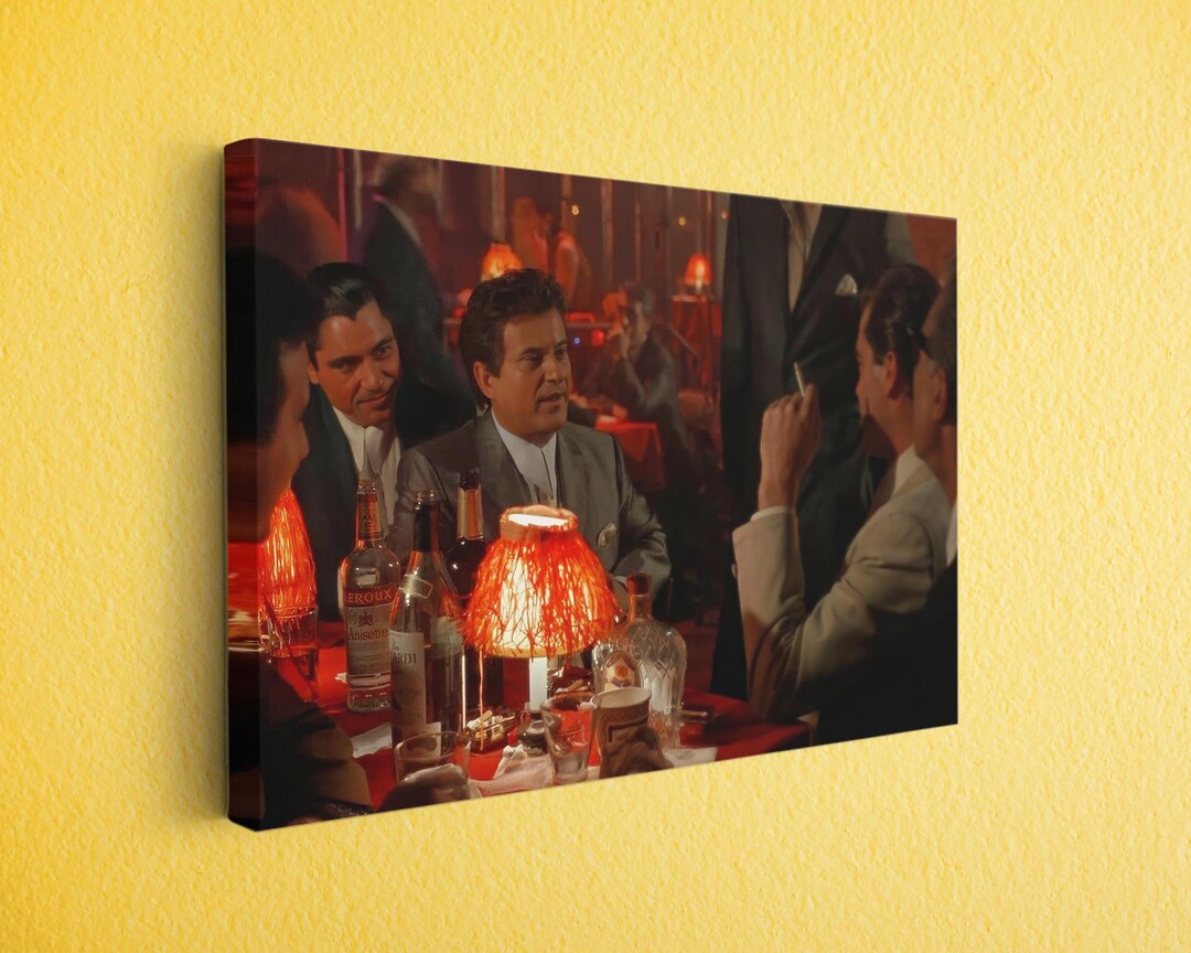 Mafia Movie Canvas Art: Goodfellas Gangster Scene, Retro Wall Decor - Etsy