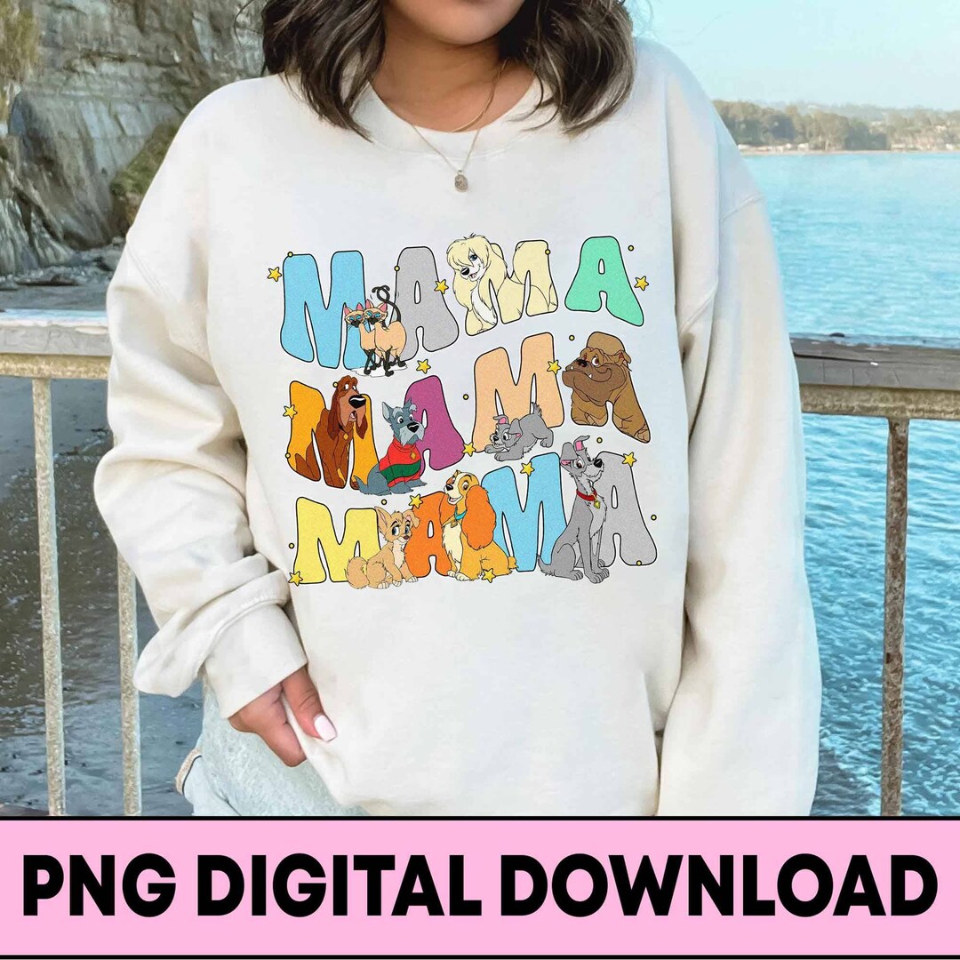 Mama Lady and the Tramp Png Animal Kingdom Mom Png Disneyland Mama Png ...