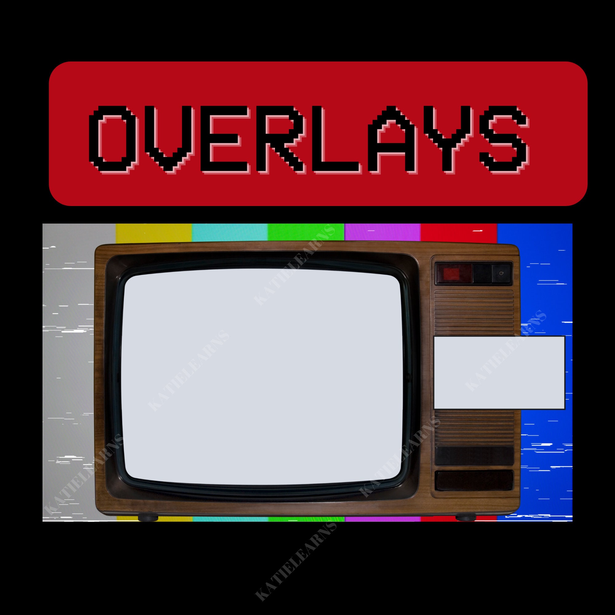 Twitch Retro CRT TV Stream Package includes 8 Animated and - Etsy Australia