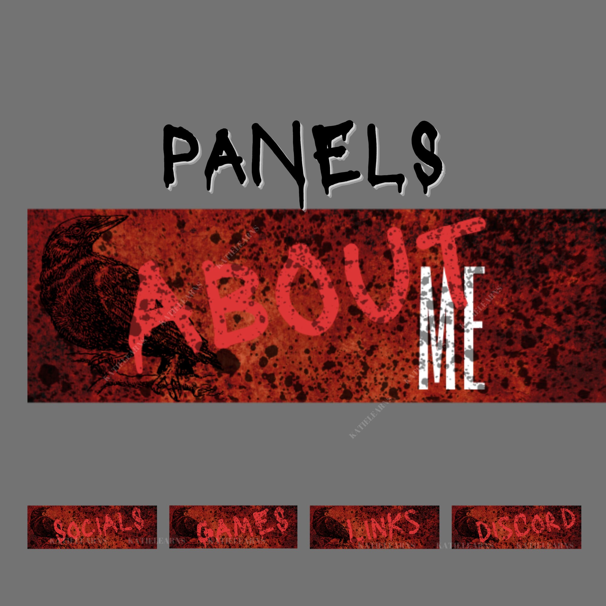 Horror Stream Package (includes, 4 Animated and Static Screens, 3 ...