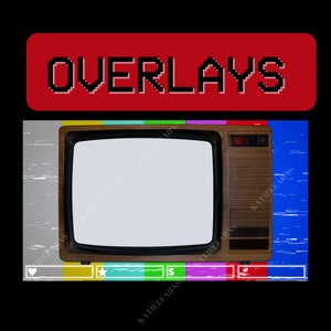 Twitch Retro CRT TV Stream Package (includes, 8 Animated and Static ...