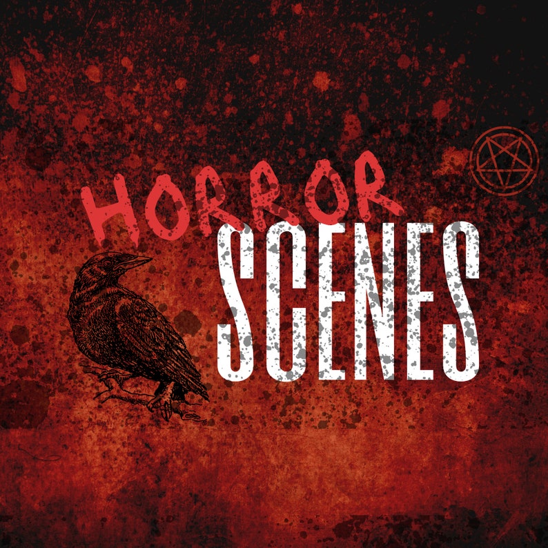 Red and Black Horror Scenes (4 Static & 4 Animated) - Etsy