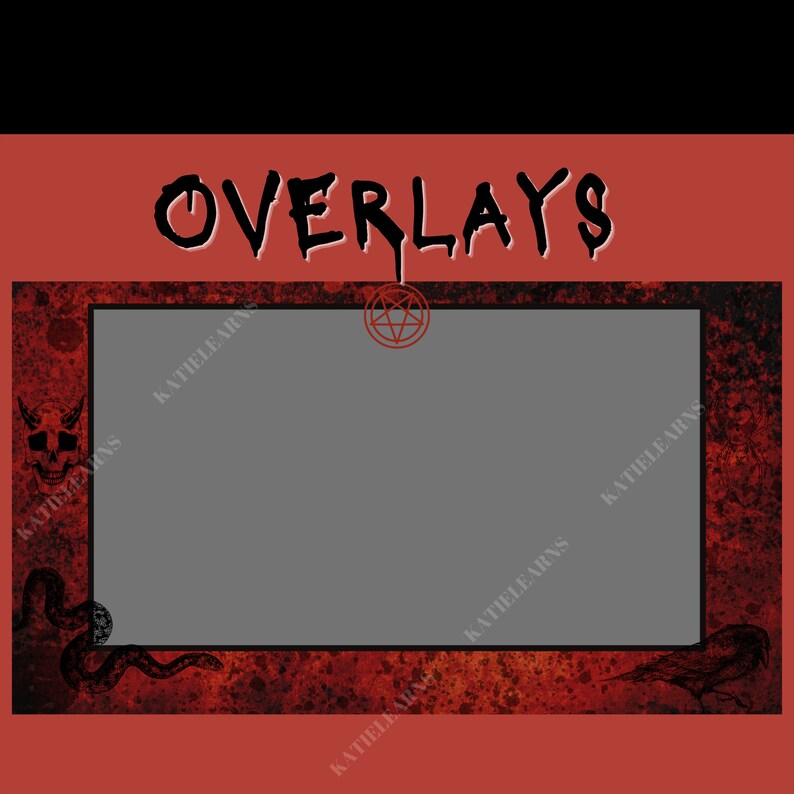 Horror Stream Package (includes, 4 Animated and Static Screens, 3 ...