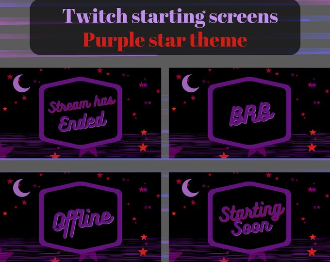 Animated Cozy Lofi Desk Twitch Screen / Gamer Twitch Overlay/ Starting ...