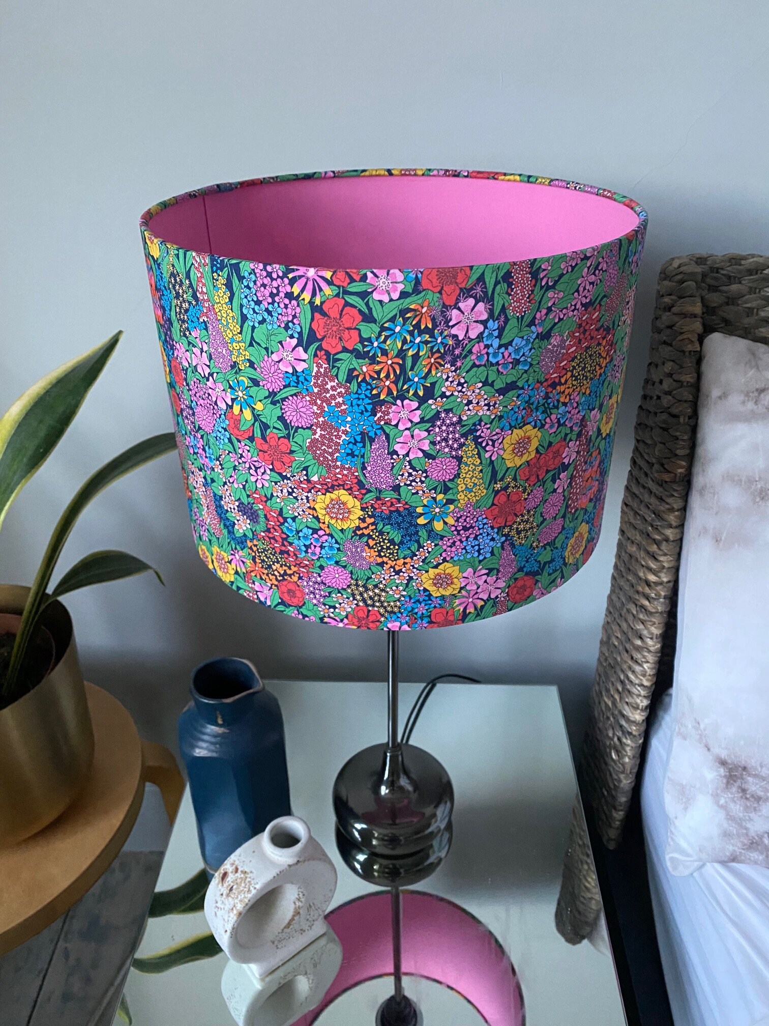 Double-sided Liberty of London Nightlight Lampshade - 30cm Diameter ...