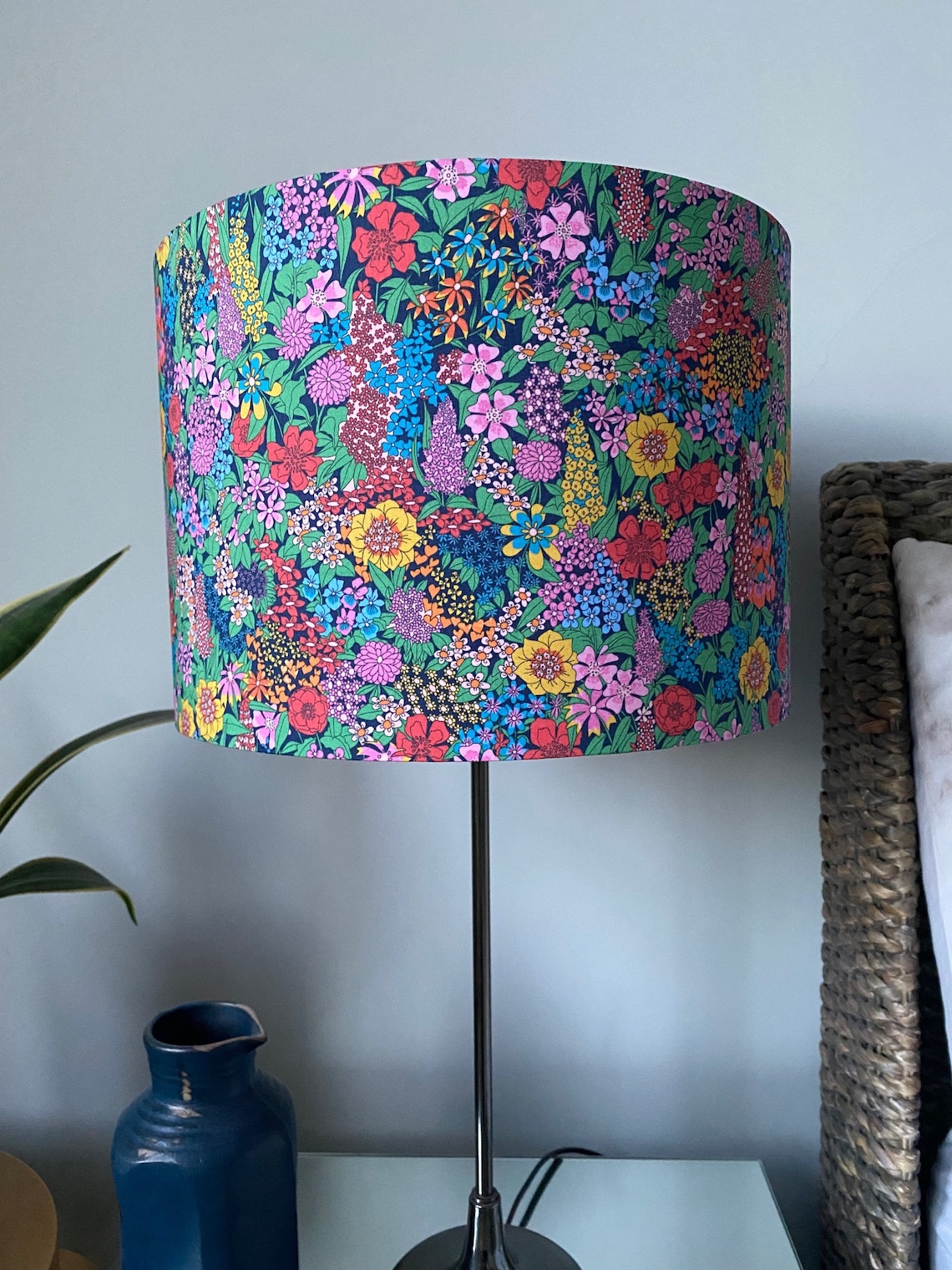 Double-sided Liberty of London Nightlight Lampshade - 30cm Diameter ...