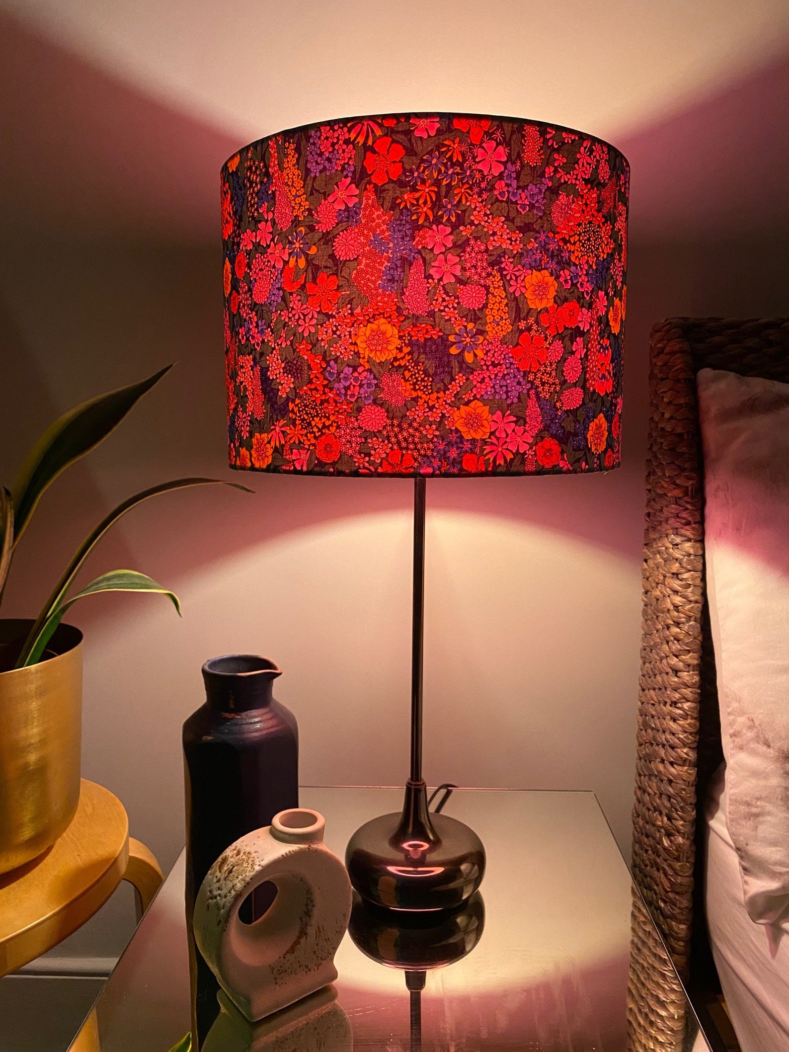 Double-sided Liberty of London Nightlight Lampshade - 30cm Diameter ...