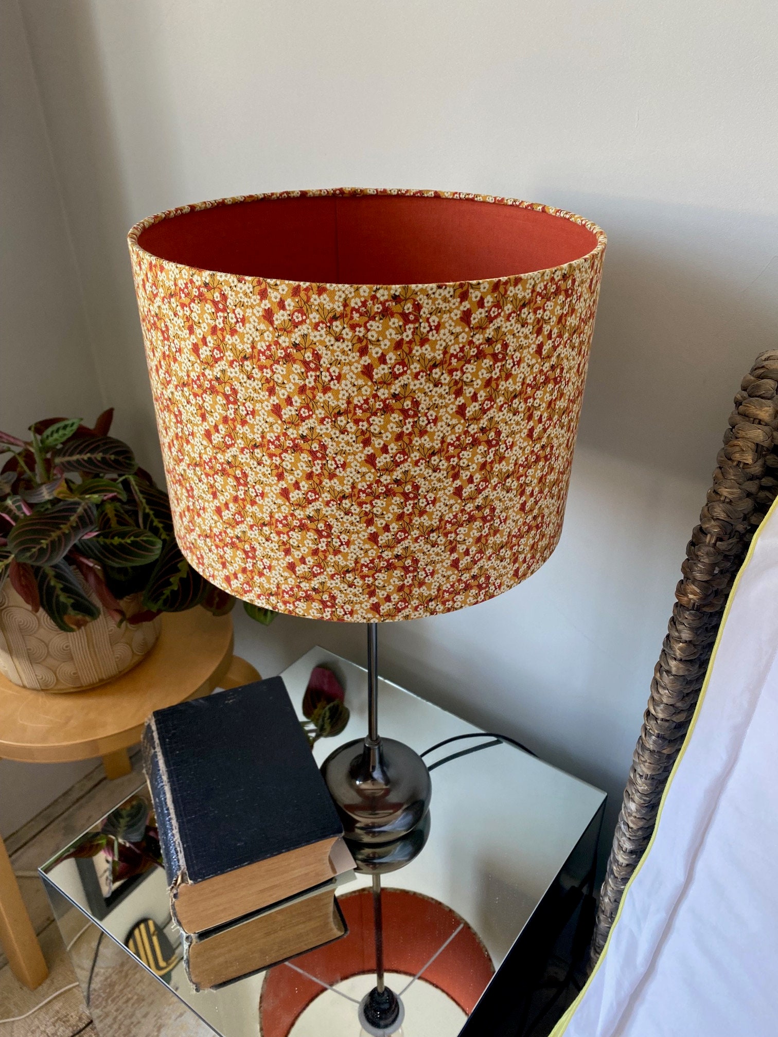Double-sided Liberty of London Floral Lampshade - 30cm Diameter 'golden ...