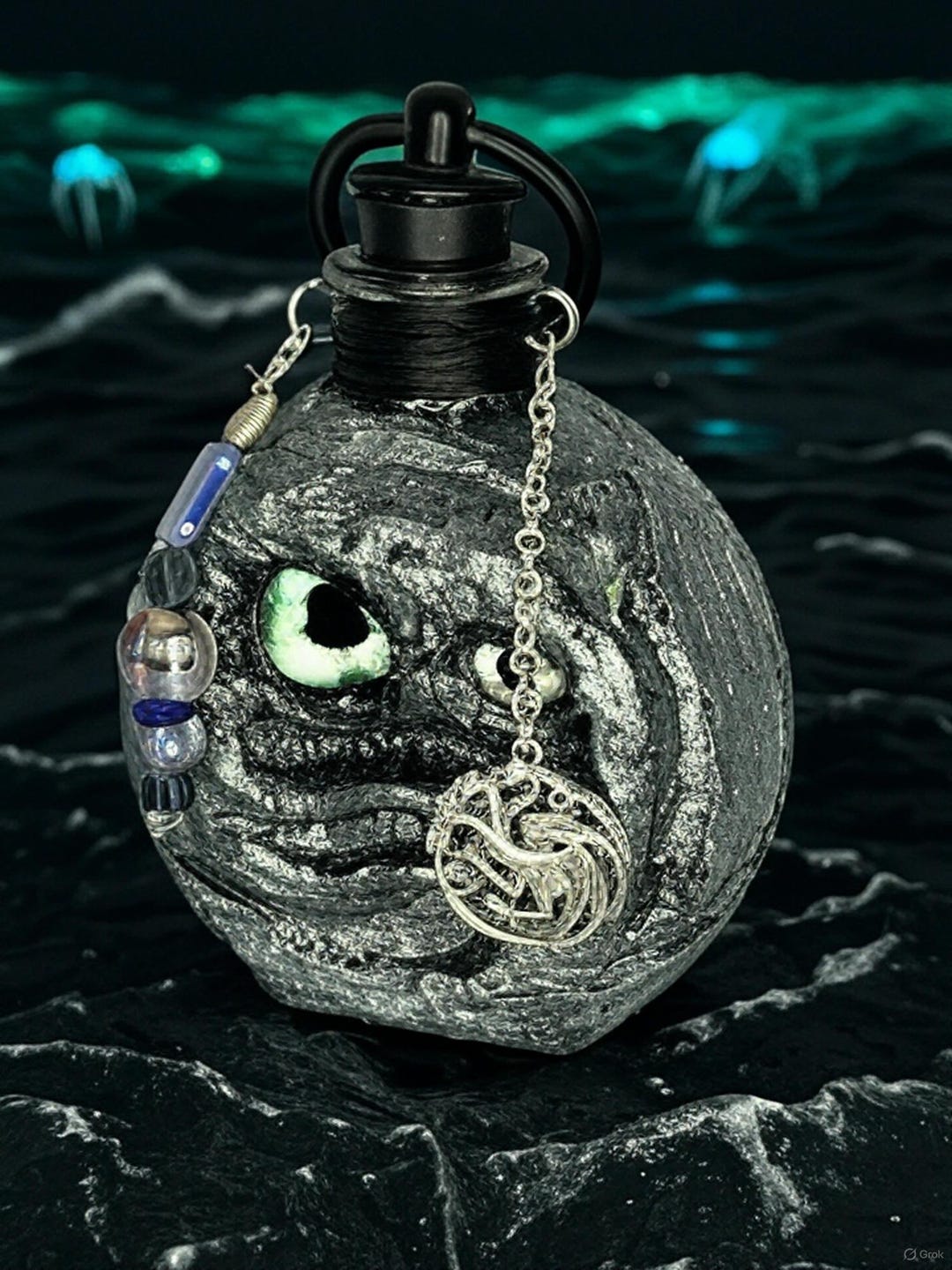 Pirate Sea Monster Flask: Fantasy Whiskey Container - Etsy