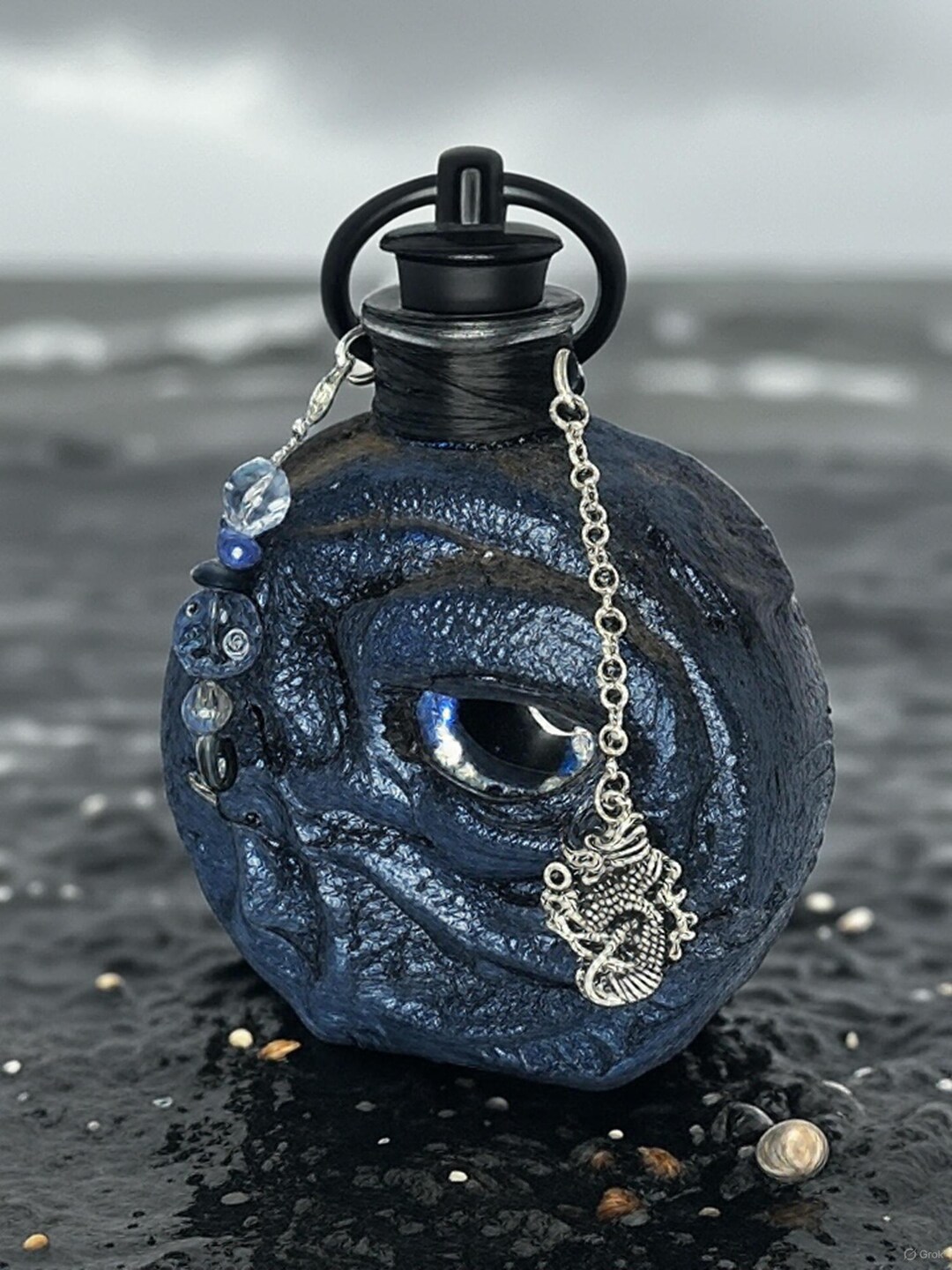 Sea Monster Flask: Pirate Decor, Fantasy Beast - Etsy