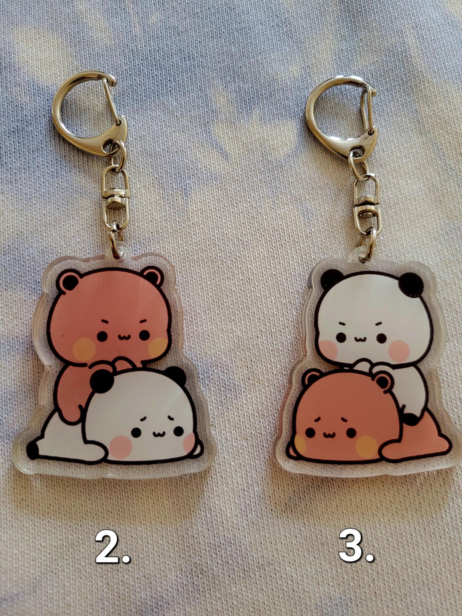 Keychain, Bubu Dudu Keychain, Cute, Couple Keychain, Gift - Etsy