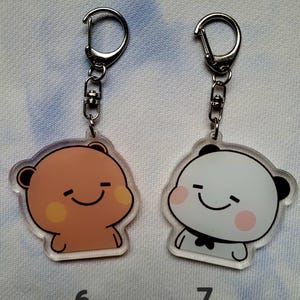 Keychain, Bubu Dudu Keychain, Cute, Couple Keychain, Gift - Etsy