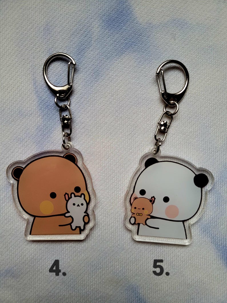 Keychain, Bubu Dudu Keychain, Cute, Couple Keychain, Gift - Etsy