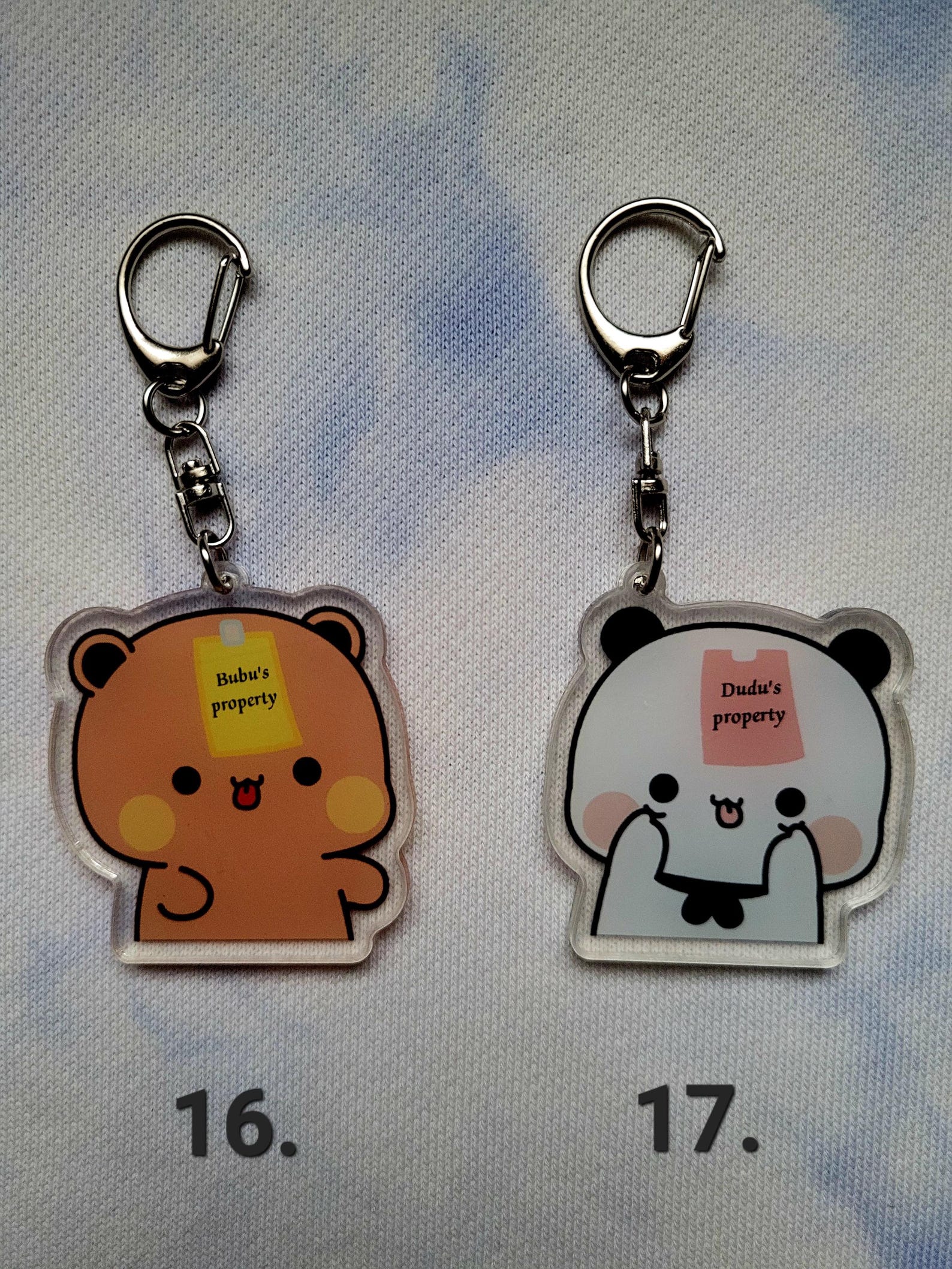 Keychain, Bubu Dudu Keychain, Cute, Couple Keychain, Gift - Etsy