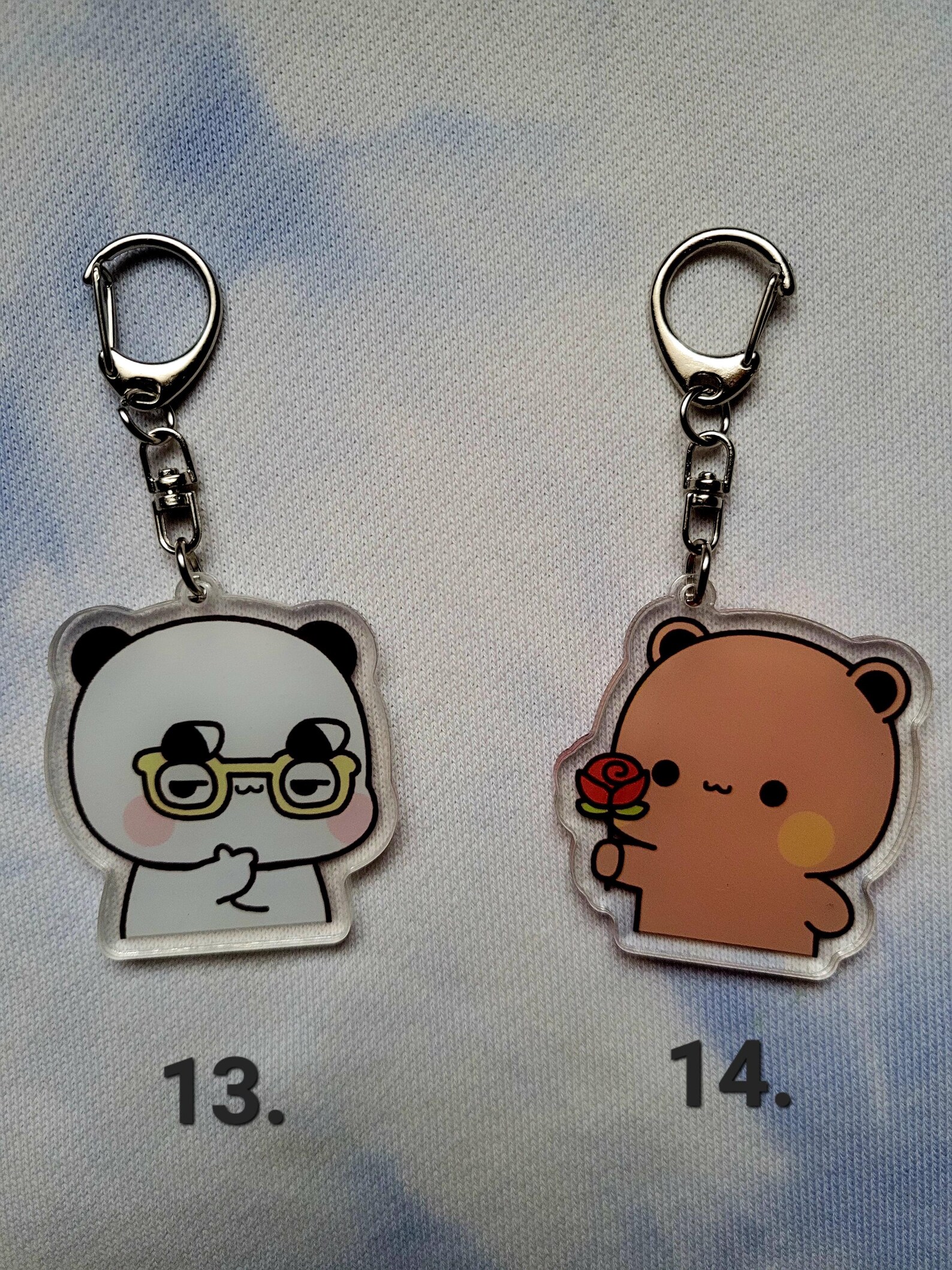 Keychain, Bubu Dudu Keychain, Cute, Couple Keychain, Gift - Etsy