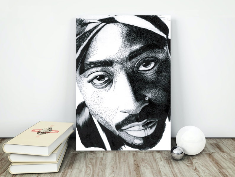 Tupac Tupac Poster Rap Print Tupac Amaru Shakur 2pac - Etsy Canada