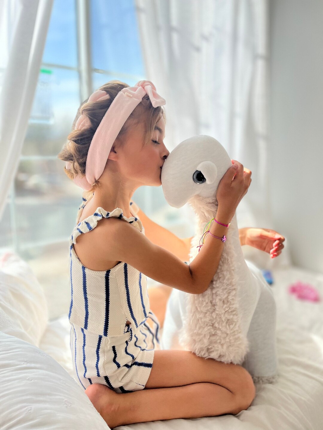 Sway Kids / Heatless Curling Ribbon / Made in USA / Cotton Velour ...