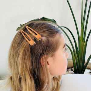 Wood and Metal Plastic FREE Hair Clip - Etsy
