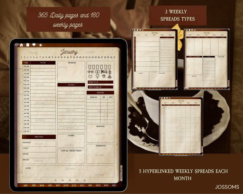 Goodnotes Daily Planner, Productivity Planner, Digital Daily Planner ...