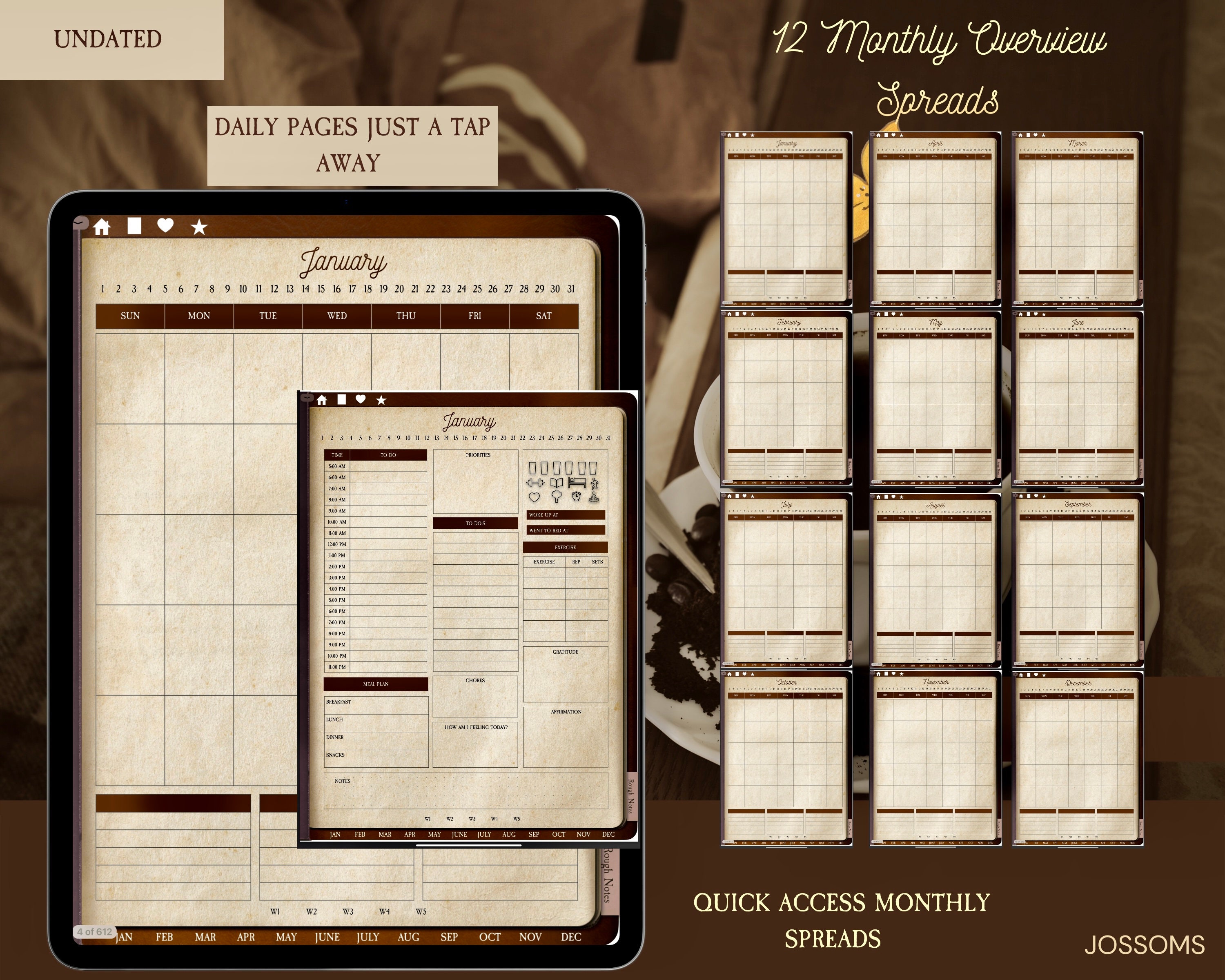 Goodnotes Daily Planner, Productivity Planner, Digital Daily Planner ...