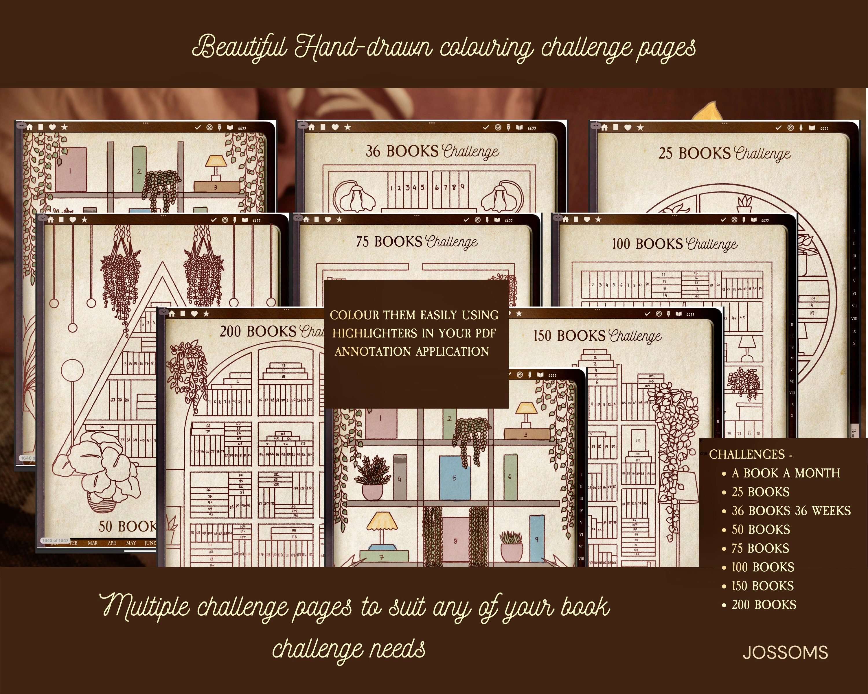 Digital Reading Journal for Book Lovers Digital Book Journal - Etsy