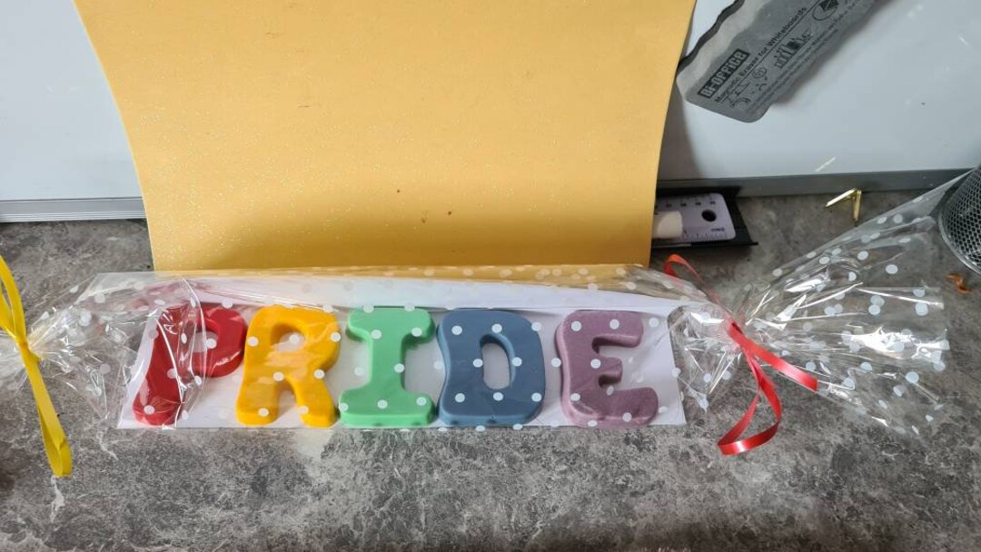 Handmade Belgian Chocolate Fully Edible PRIDE LGBTQ Rainbow Chocolates ...