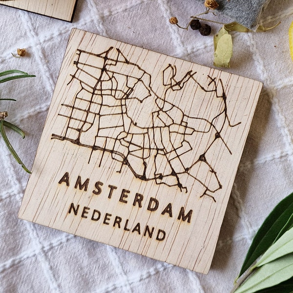 Custom Map Coasters - Etsy