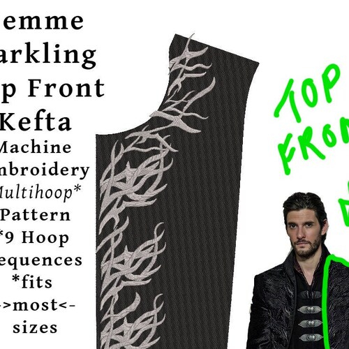 Durast Kefta Machine Embroidery Designs Set for Cosplay - Etsy