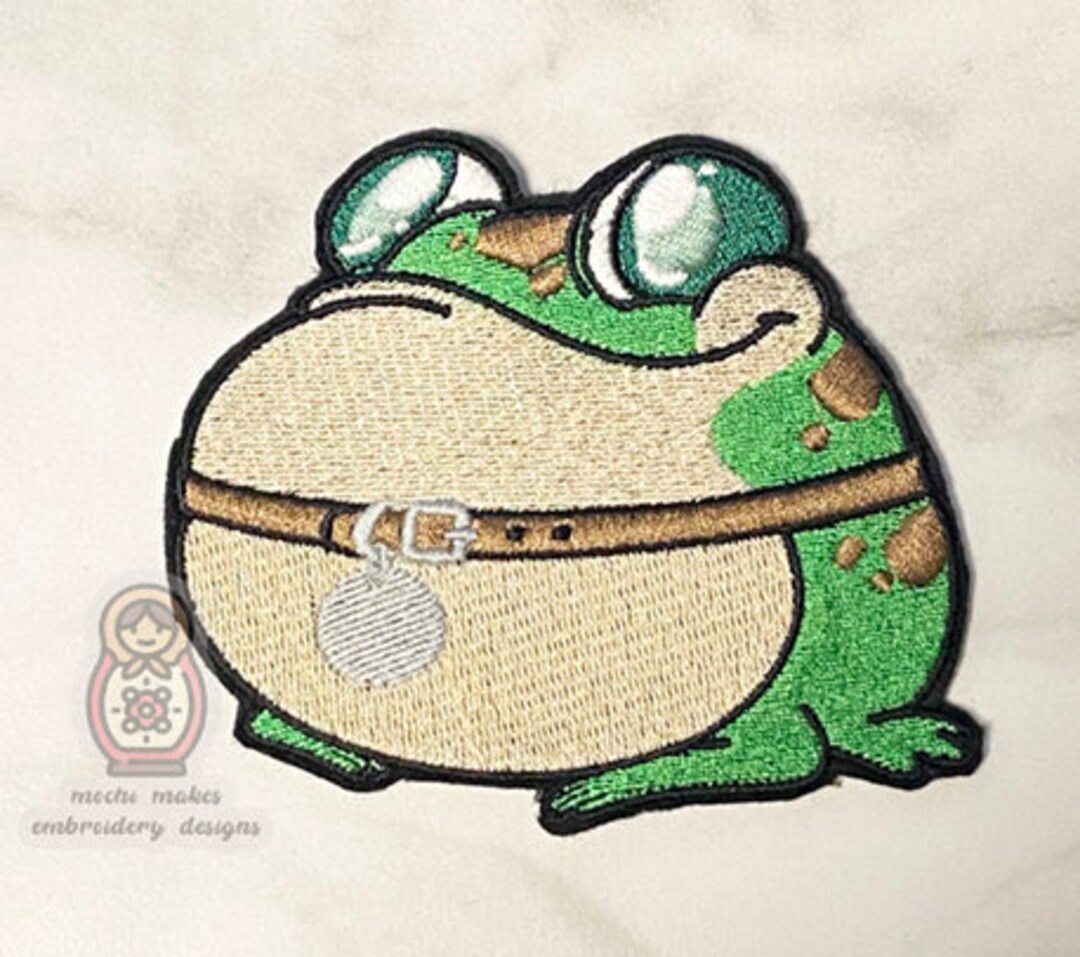 Boggy the Froggy Cosplay Embroidered Iron-on Patch Dimension 20 ...