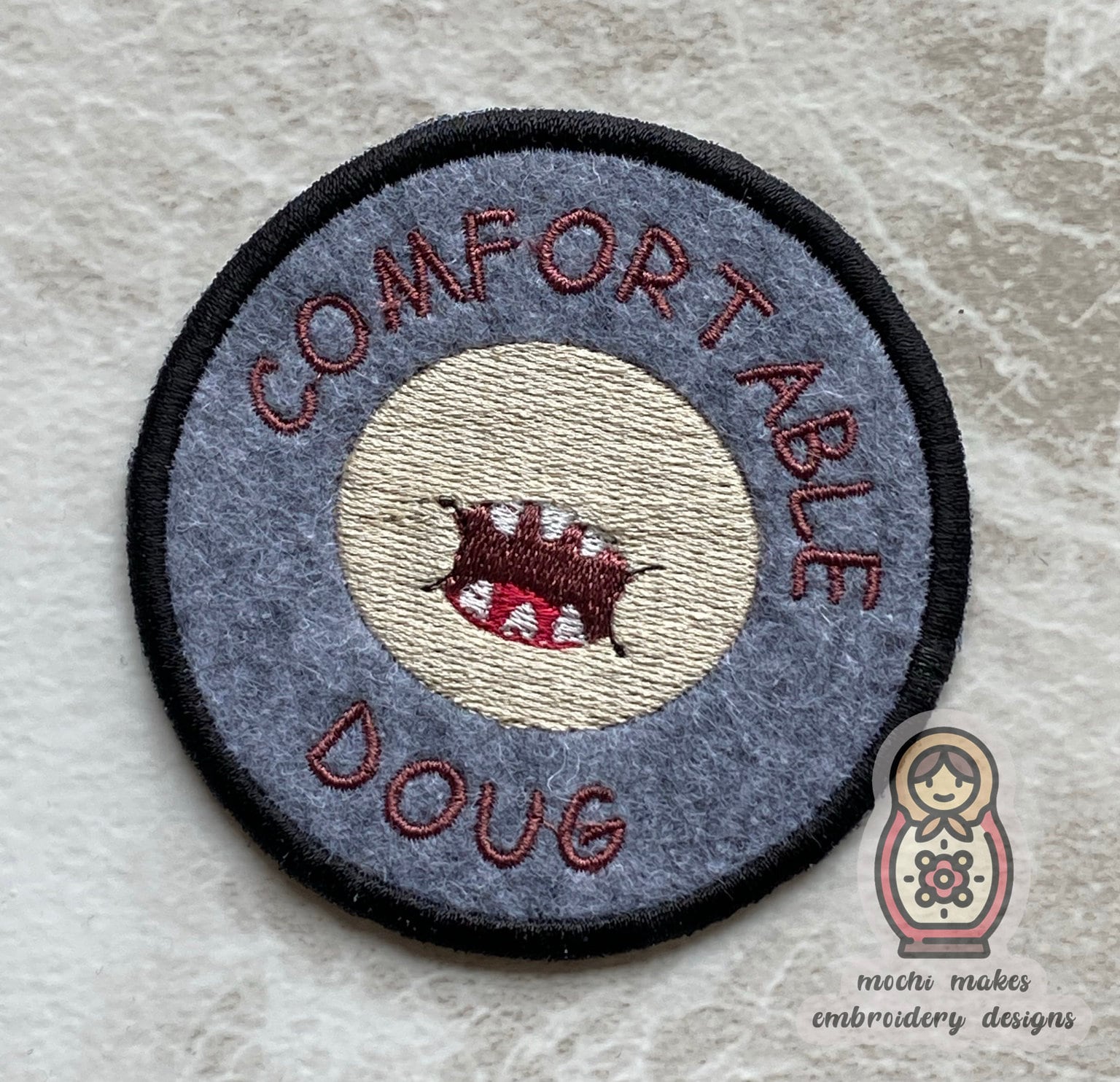 Comfortable Doug Centaurworld Iron-on Embroidered Patch | Etsy UK