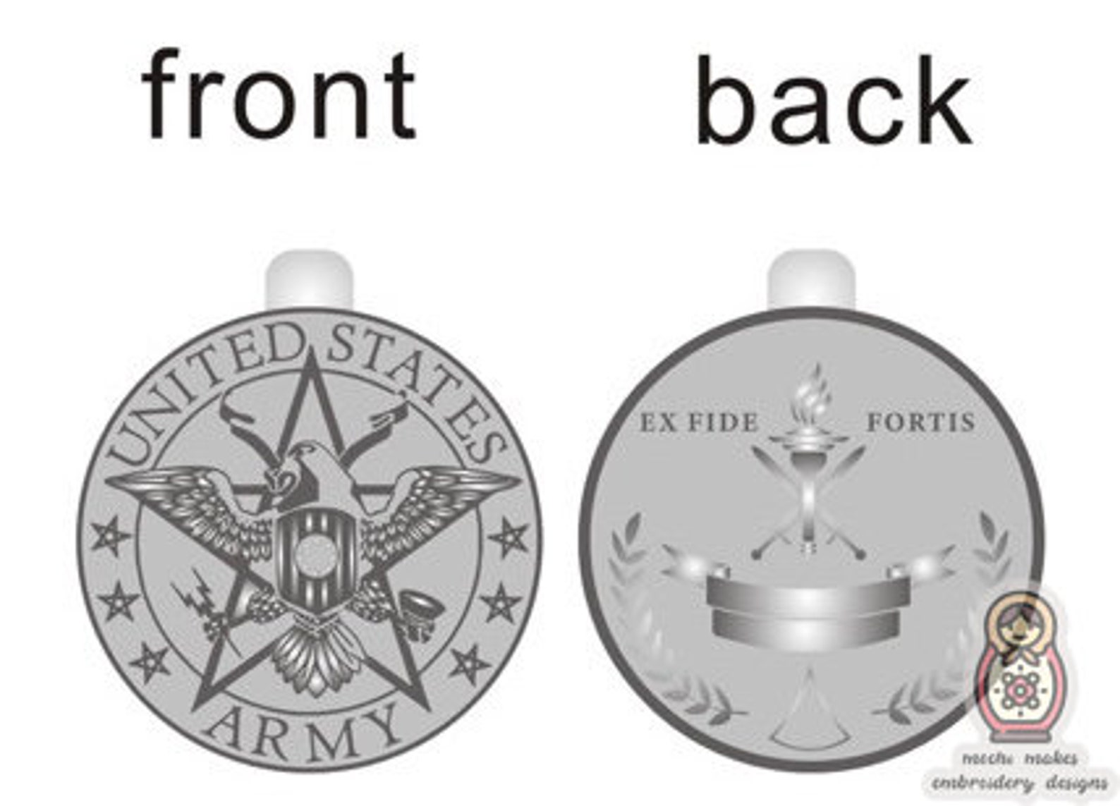 RESTOCK Replica of Motherland Fort Salem Military Medallion / - Etsy Canada
